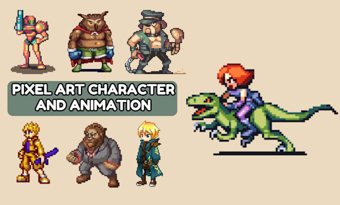 Faire de l'animation pixel art, des personnages, des tileset, des ...