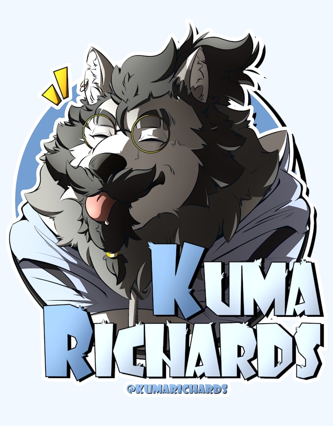 Draw you a furry icon for you by Kuma_richards | Fiverr