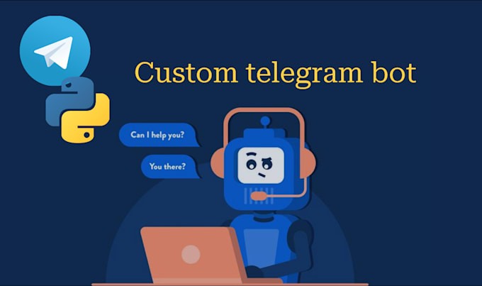 Create a custom telegram bot using python by Wassim_mg | Fiverr