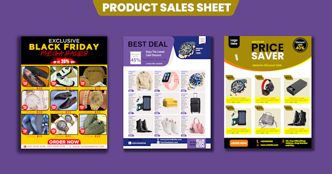 Design high quality product catalog and sales sheet for your business by Copywriterdon | Fiverr