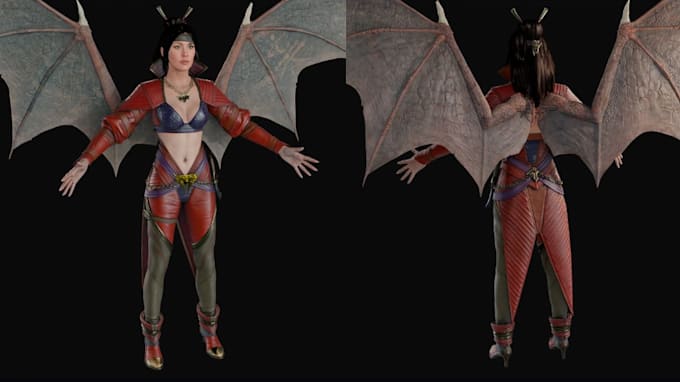 Sculpt, texture with good topology, game uv mapping, ue5 3d model, nsfw 2d to 3d by Jfmuyti | Fiverr