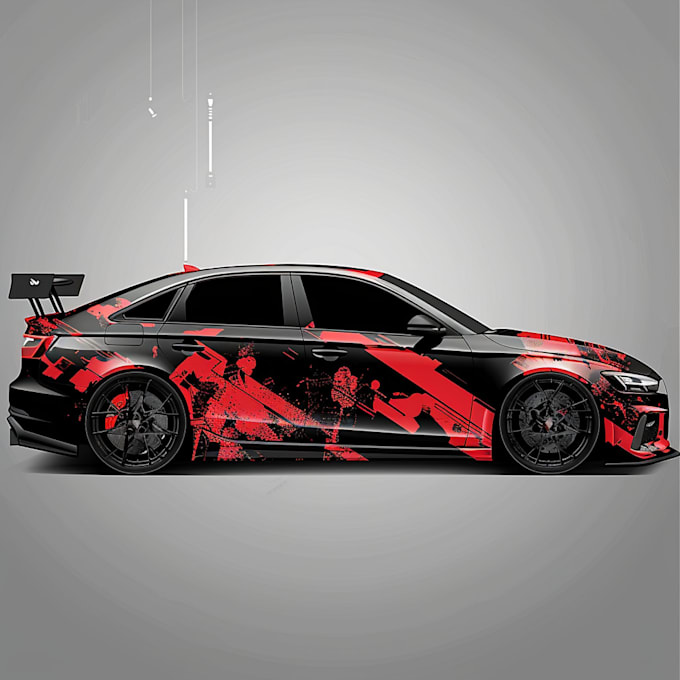 Racing car wrap, livery car wrap, itasha car wrap design by Sthikutox ...