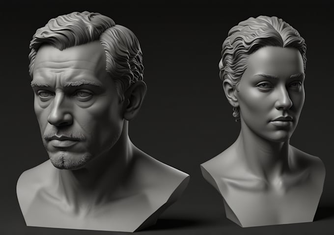 Design 3d head, 3d action figure, metahuman, 3d rendering, 3d toy ...