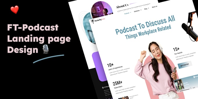 Design a modern and professional landing page using figma by Khaoulasl ...