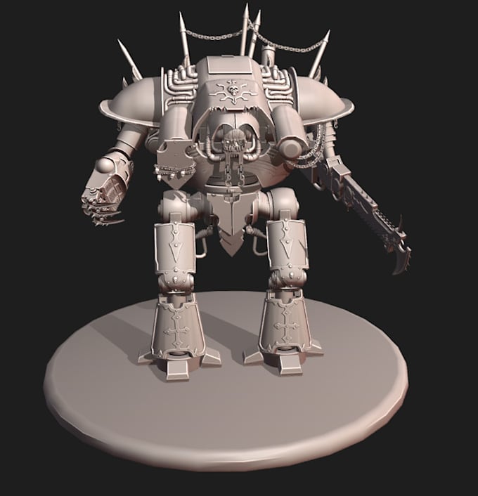 Sculpt 3d model 3d miniatures creatures warhammer 40k age of sigmar dnd ...