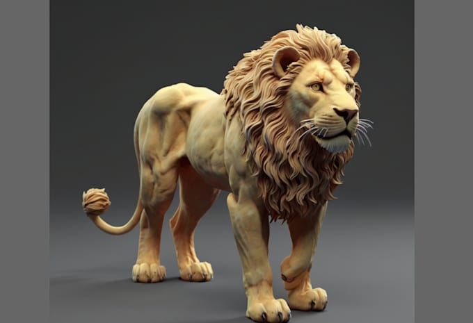 Do 3d creature, 3d animal character, animal skeleton, 3d rendering ...