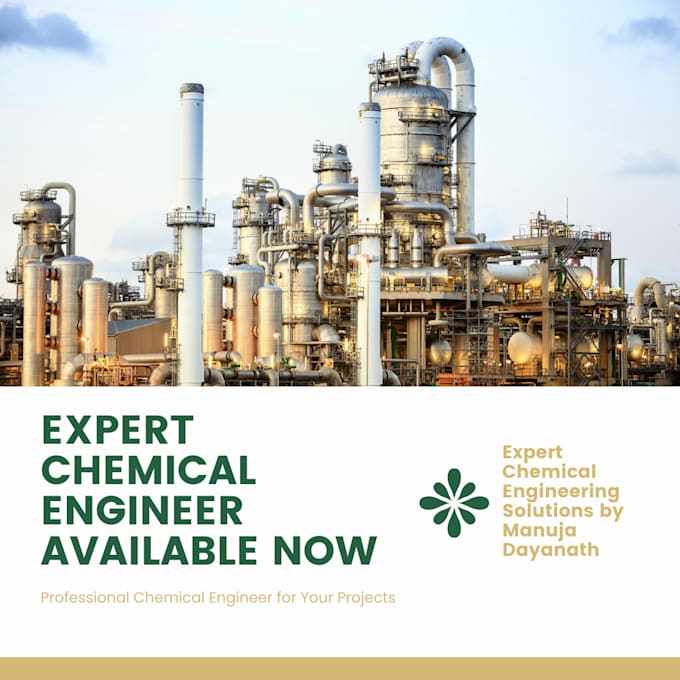 Do anything related to chemical engineering by Manujadayanath | Fiverr