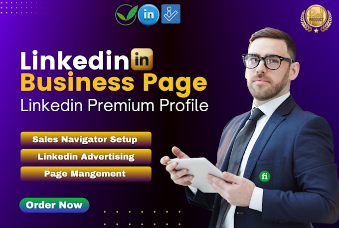 Create linkedin business page and company page, personal profile optimization by Stratgicgenius ...