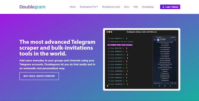 Create your telegram bulk invite software by Johnnydeppa | Fiverr