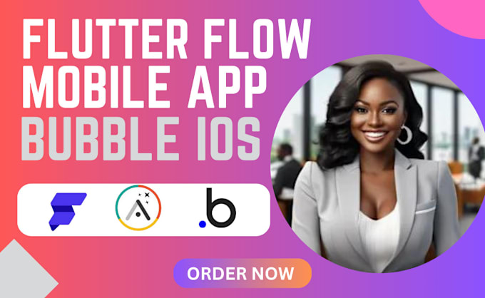 Build flutter flutterflow app, mobile app, firebase android ios app, ai ...