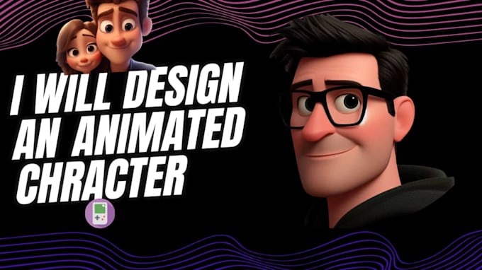 Design a personalized pixar style animated character by Lioner2 | Fiverr