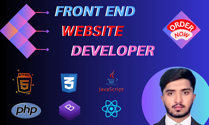 Create Html Css Javascript Responsive Website Design By Samaralidev12 Fiverr