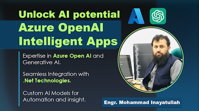 Develop intelligent apps with azure openai integration by Roghani | Fiverr