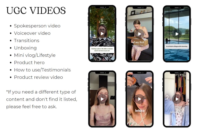 Create ugc video for your product by Viktoryia_ugc | Fiverr
