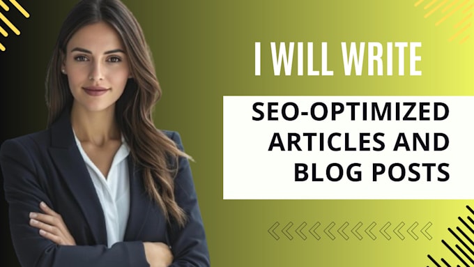 Write seo optimized articles and blog posts by Sabahatkhan777 | Fiverr
