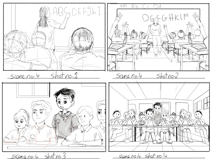 Illustrate storyboards for your ad, short film and script by ...