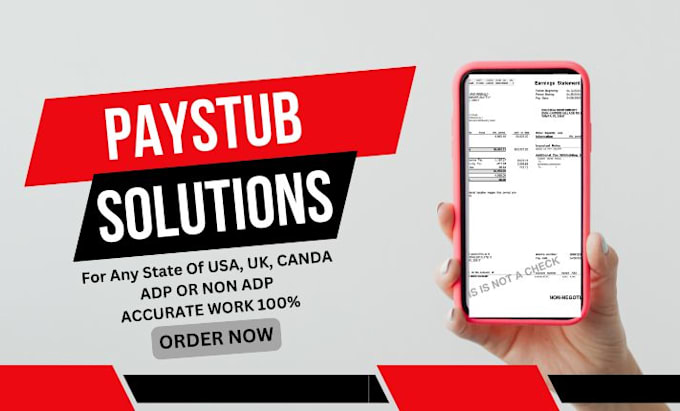 Do paycheck stubs, check stubs, pay stubs, and adp paystubs by Mehwish ...