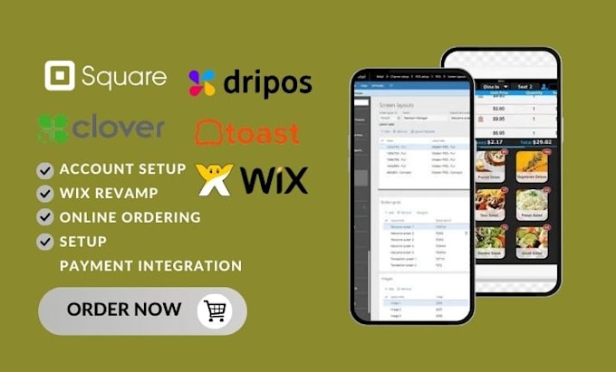 Build your business square pos clover toast dripos pos by Innos_tech | Fiverr