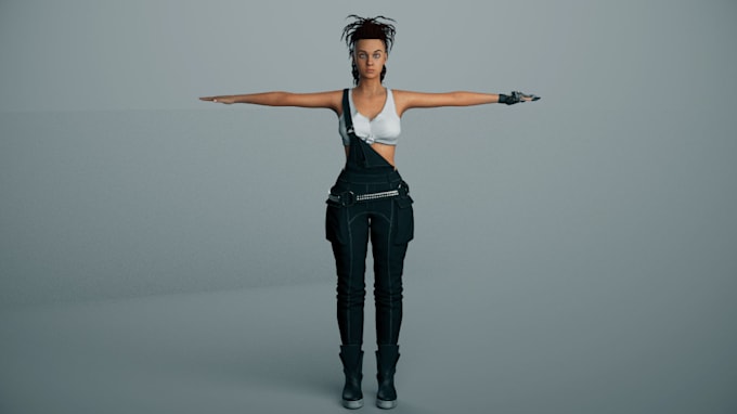 Build realistic 3d character model,modular character,fantasy ...