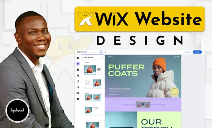 Design or redesign a wix website using the wix editor by Kofahamzah | Fiverr