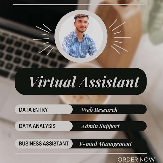 Be your multitasking virtual assistant by Mudassar_599 | Fiverr