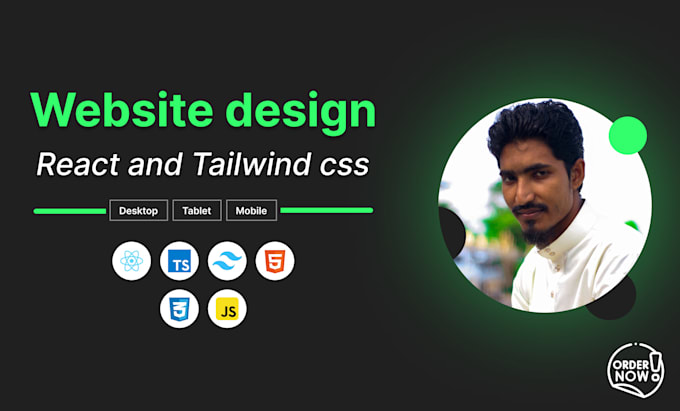 Build responsive websites using react and tailwind by Osmanos1998 | Fiverr