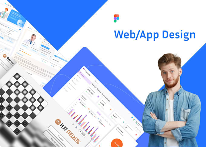 Do figma website design, website ui ux design, figma ui ux, figma ...