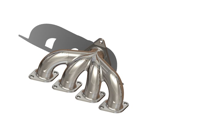 Design a custom exhaust manifold using solidworks for your needs by ...
