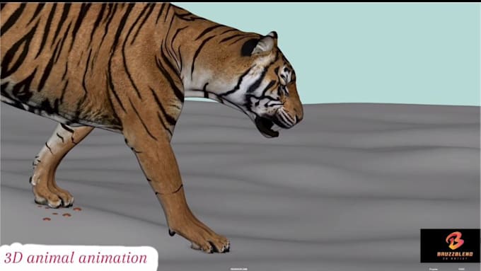 Create 3d animal animation, 3d animal for game, 3d model, pet, wildlife ...