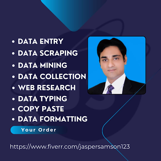 Do data entry, copy paste, web research, data typing by Jaspersamson123 ...