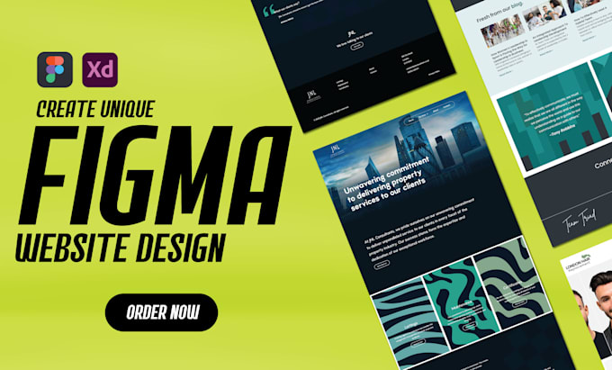 Create unique figma website design mockup by Digioresolution | Fiverr