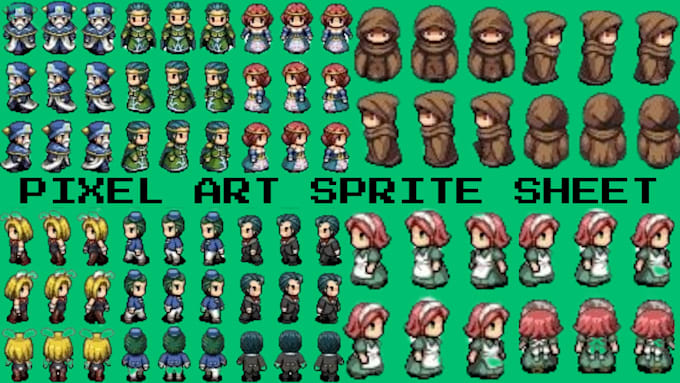 Create a custom sprite sheet, sprite animation, fighting sprite for ...