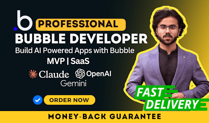 Create complex bubble io web application, chatgpt bubble io by Aazain | Fiverr