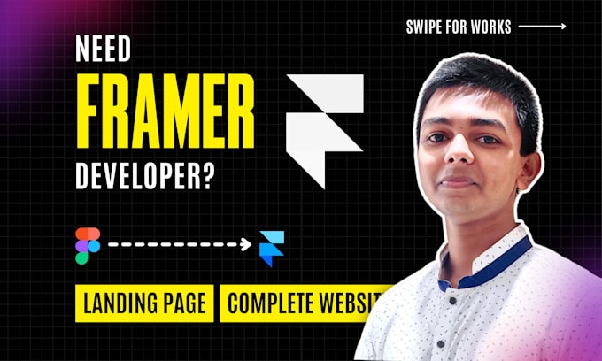 Do framer website design, figma to framer as framer developer by Arafat_2925 | Fiverr