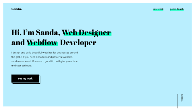 Create custom webflow blog site by Sanda03 | Fiverr