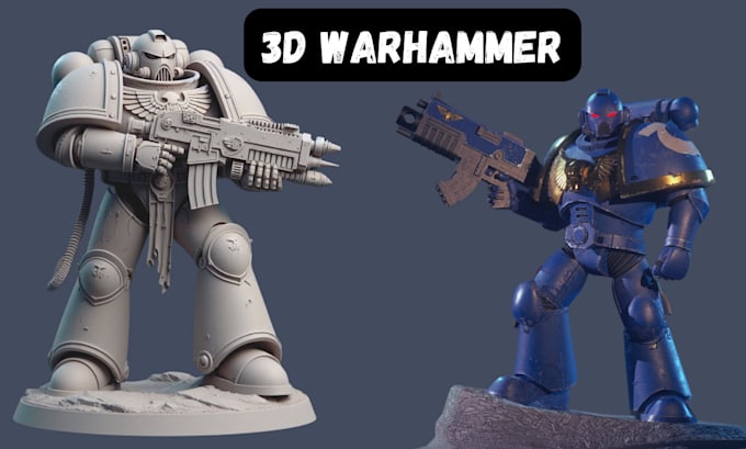 Sculpts 3d model of 3d miniature, miniature painting, for 3d printing ...