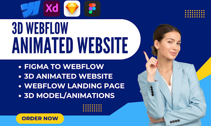 3d animation 3d animated website 3d animated explainer video webflow animation by Ben_j44 | Fiverr