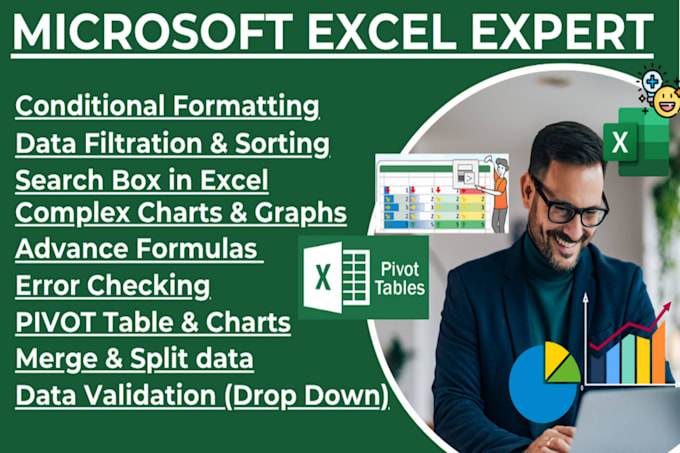 Do Excel Conditional Formatting Pie Chart Line Bar Graph Search Box