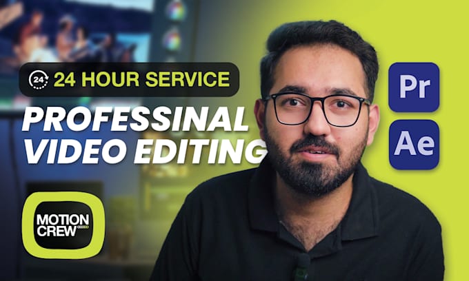 Do professional video editing and post production by Motion_crew | Fiverr