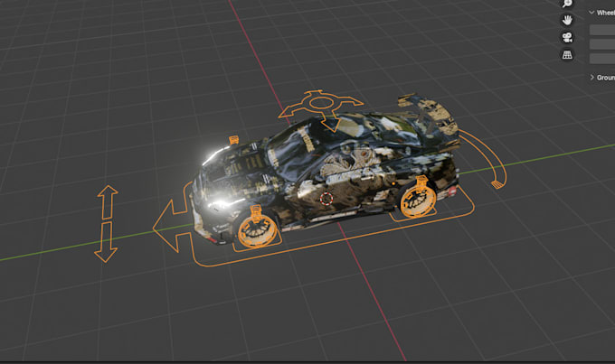 Rig your cars and vehicles in blender, compatible with unity by Fasacy ...