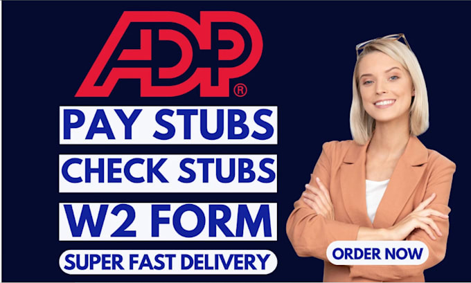 Create pay stubs, adp paystubs, payslip, paystub for self employed by ...