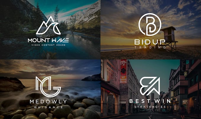 Do luxury monogram and text initial letters logo design by Me_zaibi ...