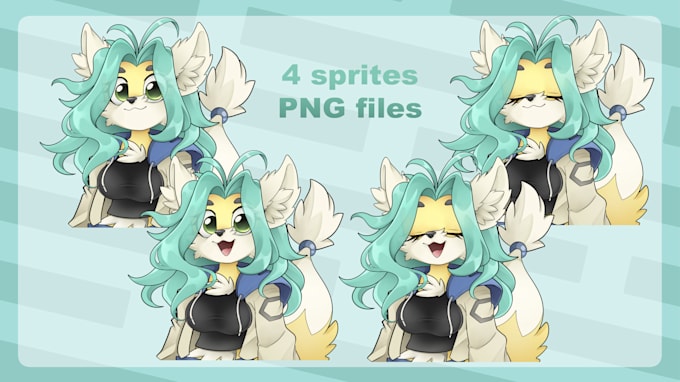 Draw your pngtuber sprites by Kyo_smash | Fiverr