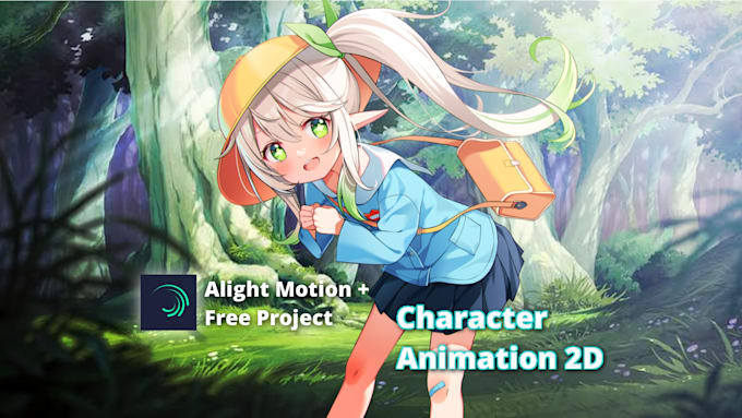 Animate your 2d image, art or image on loop