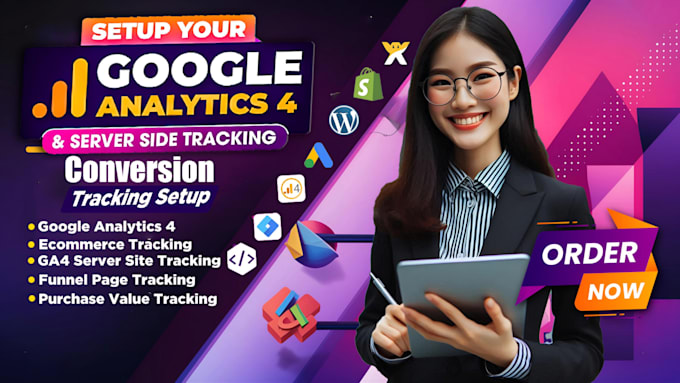 Setup google analytics 4 ga4 ecommerce tracking, ads conversion tracking by gtm by Asmin_rahman ...