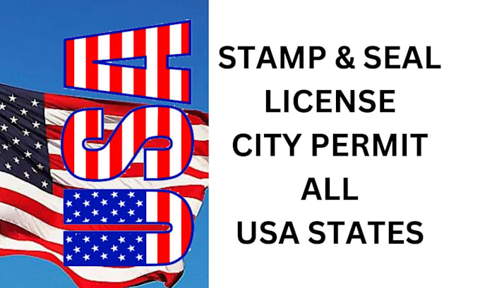City permit stamp and seal architecture plan site plan stamp usa stamp ...