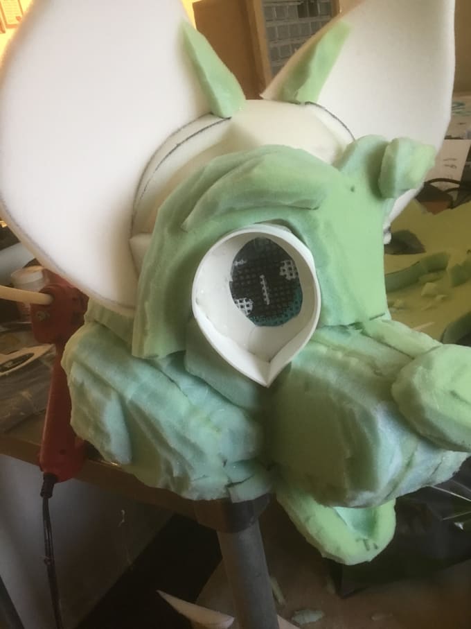 Make custom fursuit head bases unfurred by Kirisharksart | Fiverr