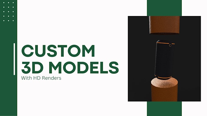 Make 3d model with render by Epicgamingx | Fiverr