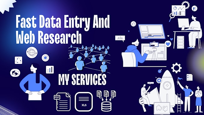 Do fast data entry and web research for you by Mishikhawaja169 | Fiverr