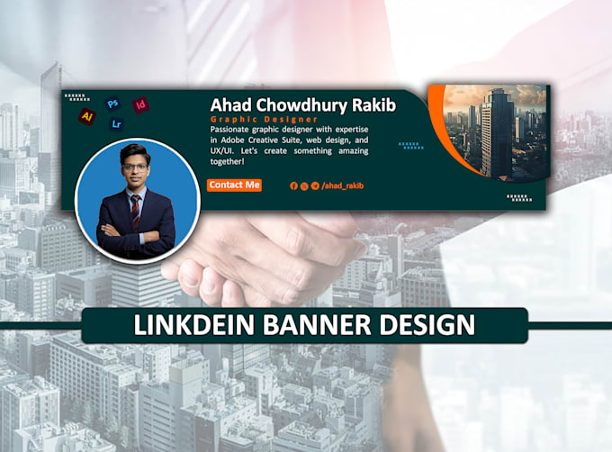 Do linkedin banner design social media cover design by Ahad_rakib | Fiverr